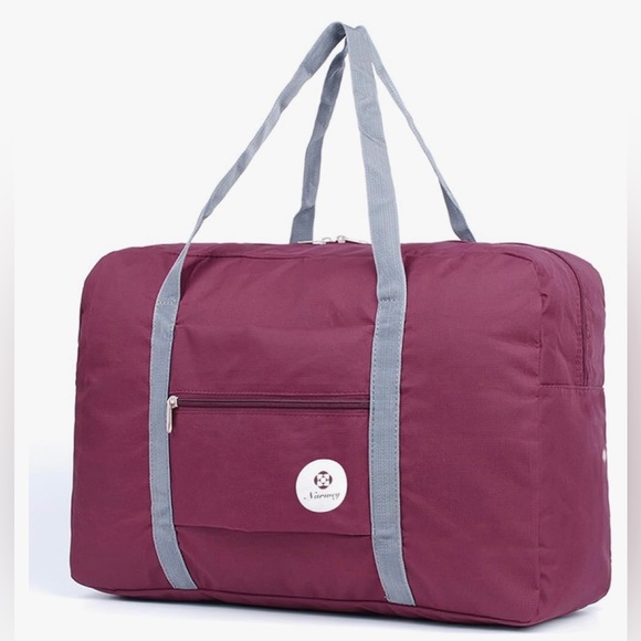 Bags | Nwt Foldable Travel Duffel Bag Tote Carry On Duffle Weekender ...